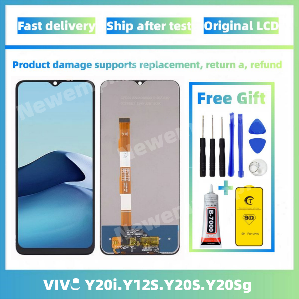 Original LCD For VIVO Y15a Y20Sg Y20i Y20S Y12S Y15s Y12a Y20 Touch ...