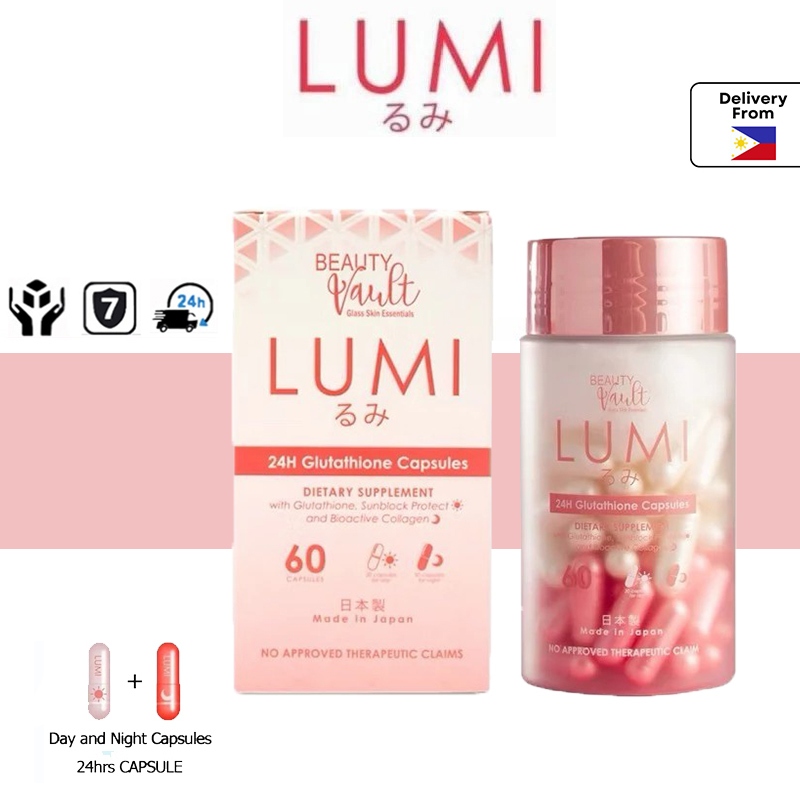 LUMI Glutathione Beauty Vault Glass Skin Maymay Entrata Collagen Japan ...