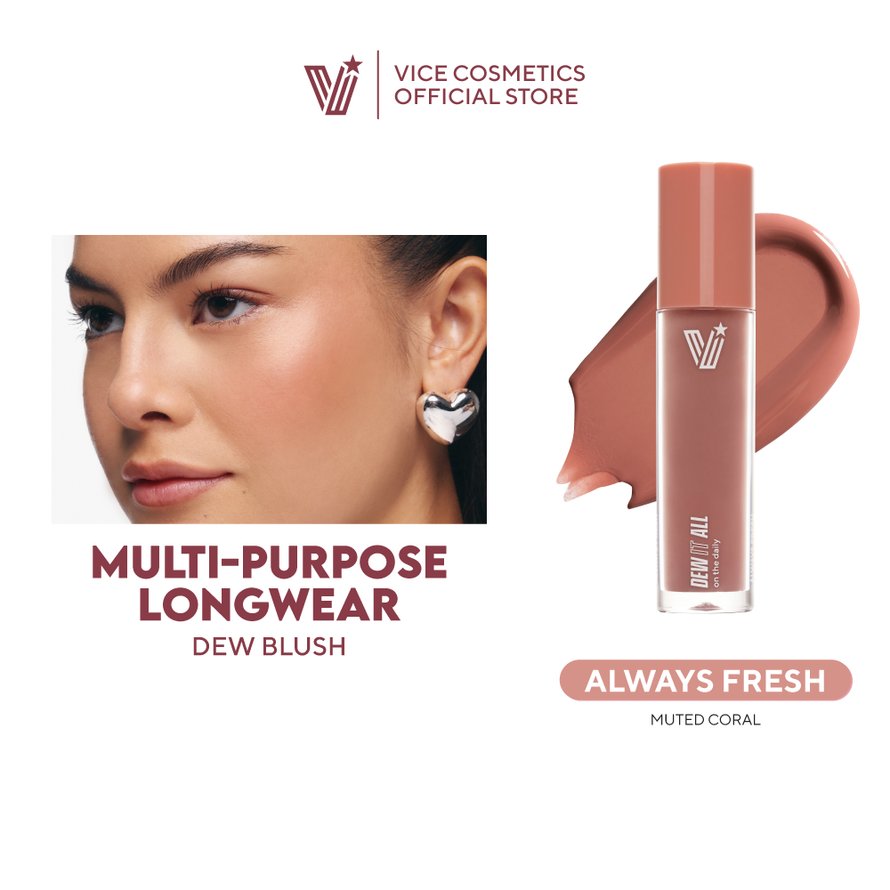 VICE CO. Dew It All Liquid Blush - Long-wearing, Multi Use, Cream Blush ...