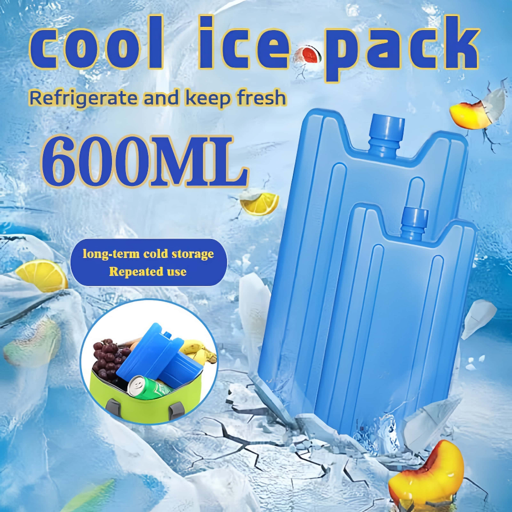 600ML Reusable Ice Packs Breastmilk Storage Baby Cooler Bag Lunch Box ...