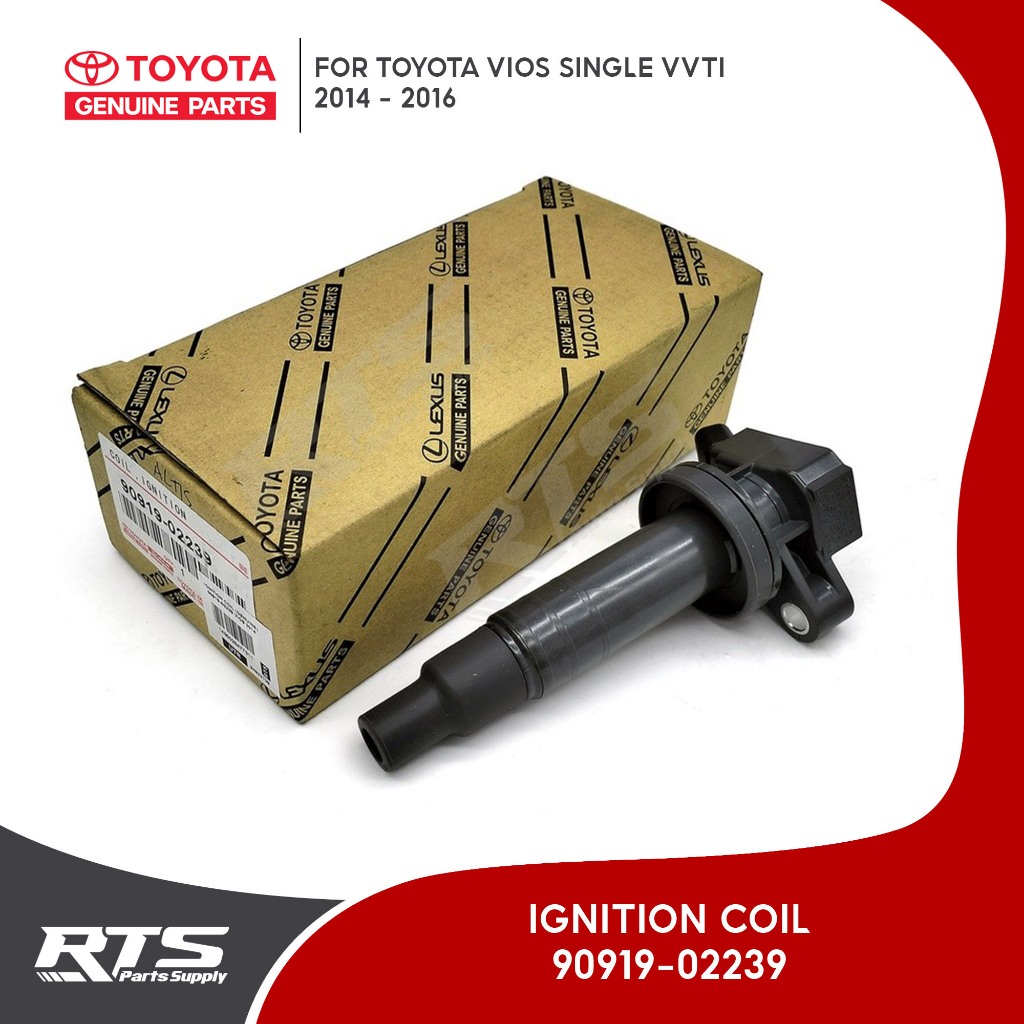 Toyota Genuine Ignition Coil Vios 2014 2016 Single Vvti 90919 02239 1 ...