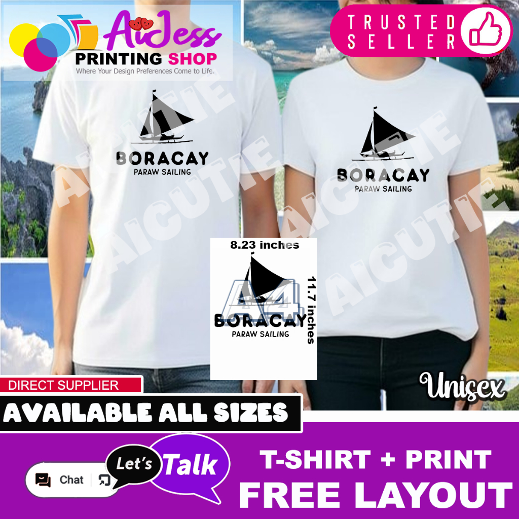 I ♥ BORACAY SHIRT – PERFECT FOR GIFTS & SOUVENIRS AVAILABLE ALL SIZES ...