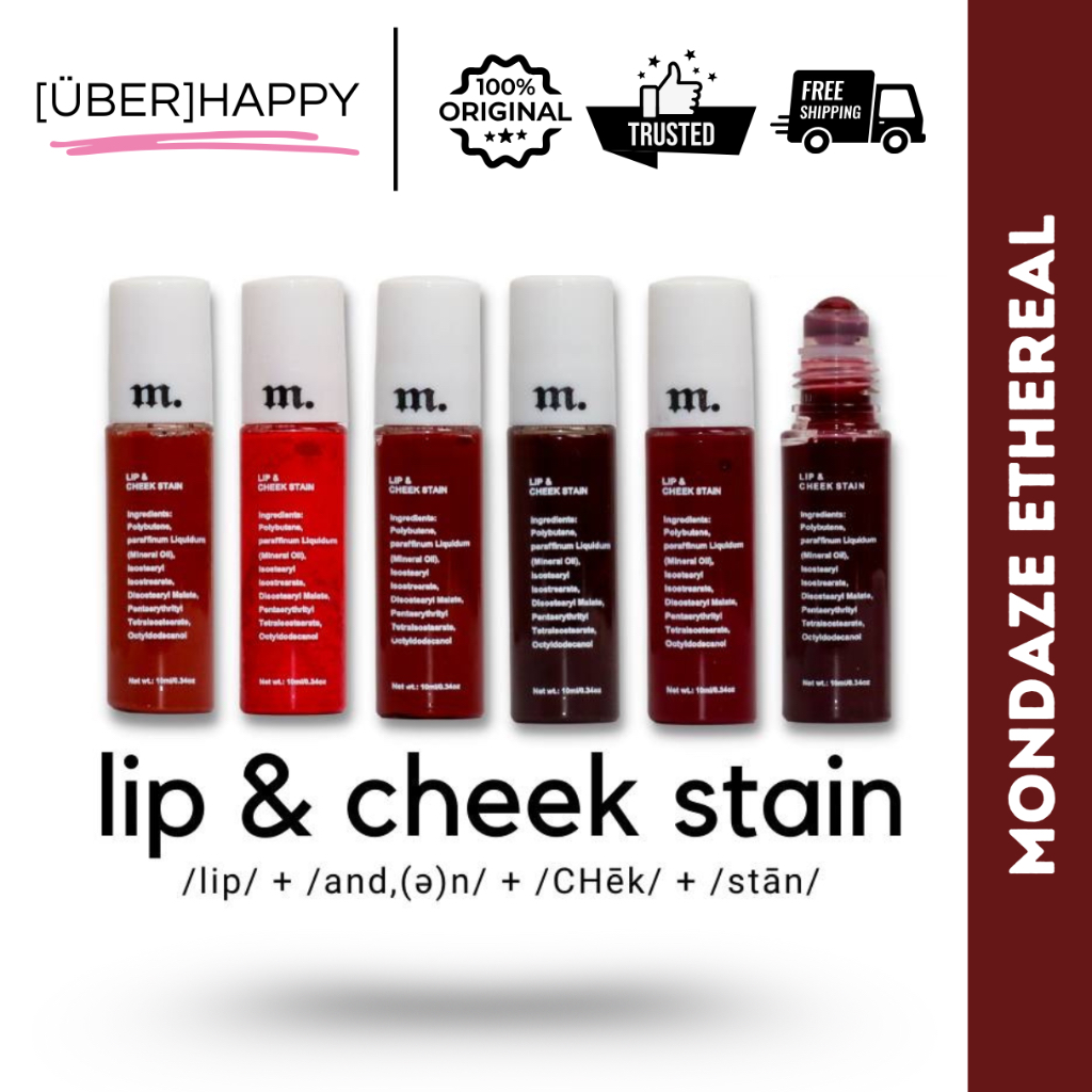 Mondaze | Lip & Cheek Stain | Matte, pigmented soft on the lips ...