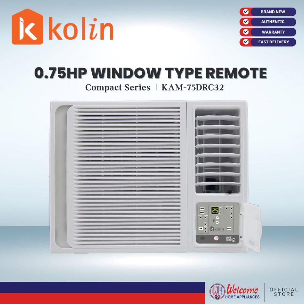 Kolin 0.75HP Window Type Aircon With Remote (KAM-75DRC32) | Shopee ...