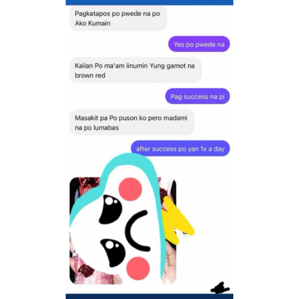 Pamparegla capsule serpentina makabuhaysafeAbrtl0n DIYRegla 1to8mnths ...