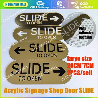 Shop slide door sign for Sale on Shopee Philippines