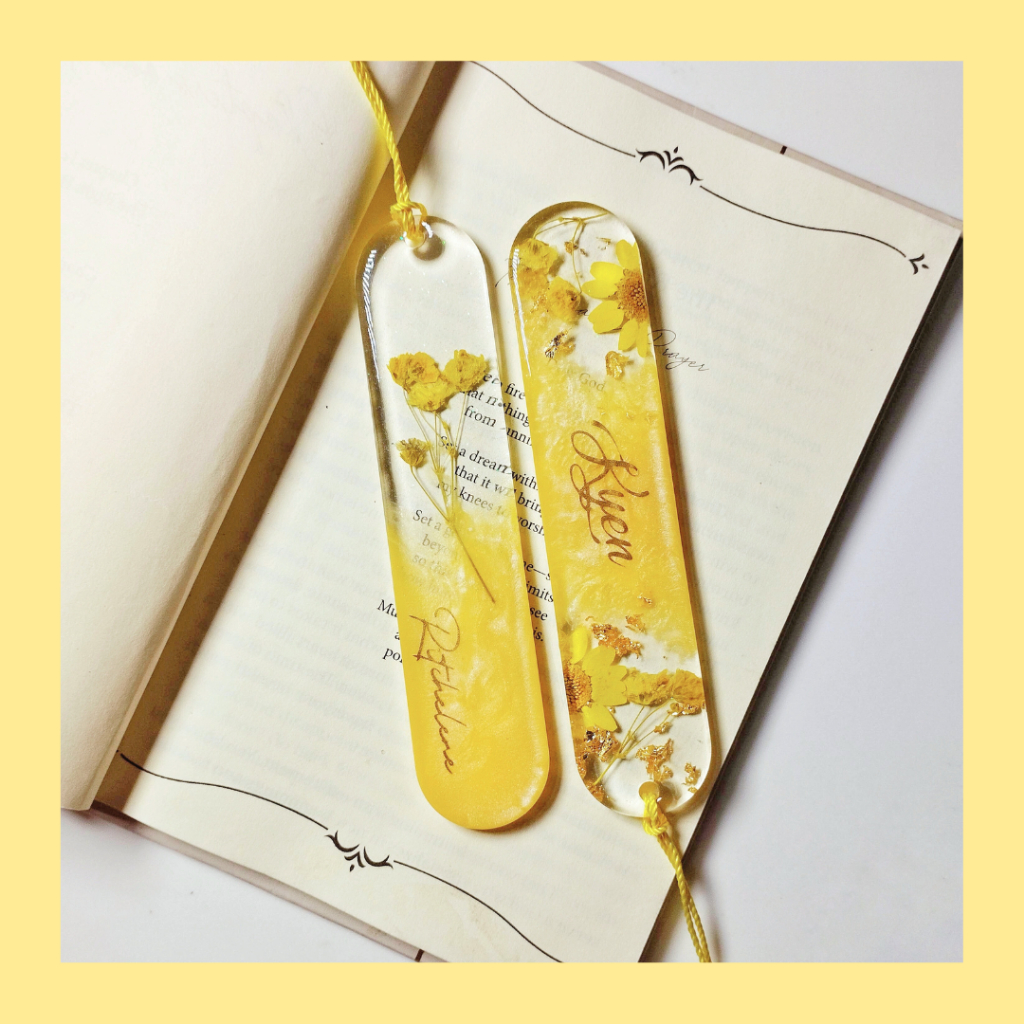 Customized Flower Resin Bookmarks by LIKHA.PH | Shopee Philippines