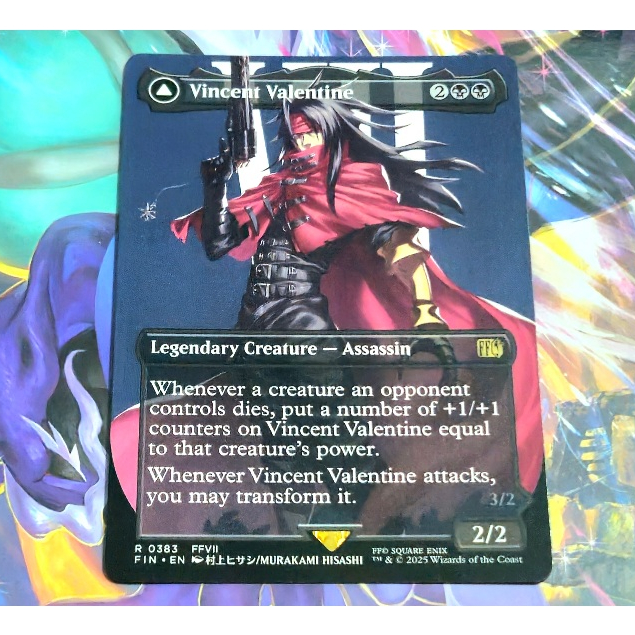 MTG Vincent Valentine Magic the Gathering Final Fantasy Borderless Non ...