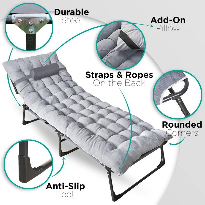 Relaxcing Folding Bed with Breathable Mattress – Ultimate Comfort for ...