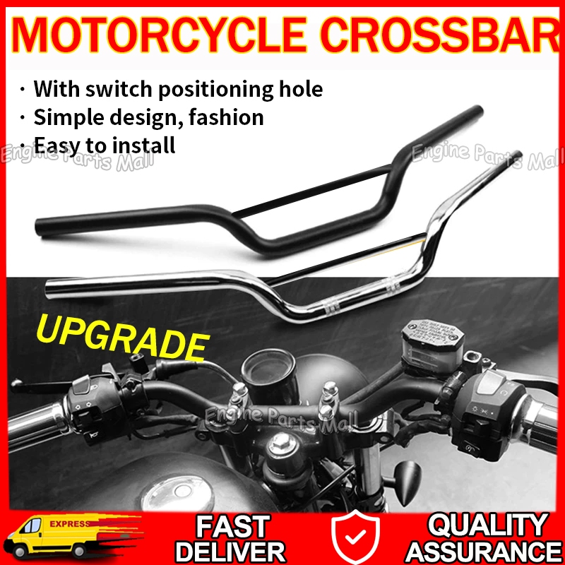 Motorcycle Yamato Tmx/Xrm Handle Bar Black / Silver Titanium Made From ...