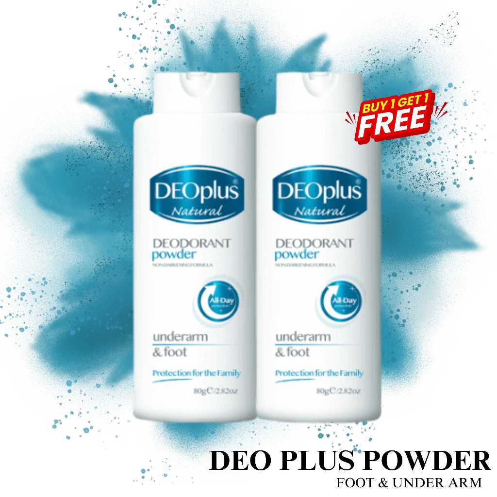 Deoplus Buy1 Take1 Deodorant Powder Underarms and Foot Powder 80gram ...