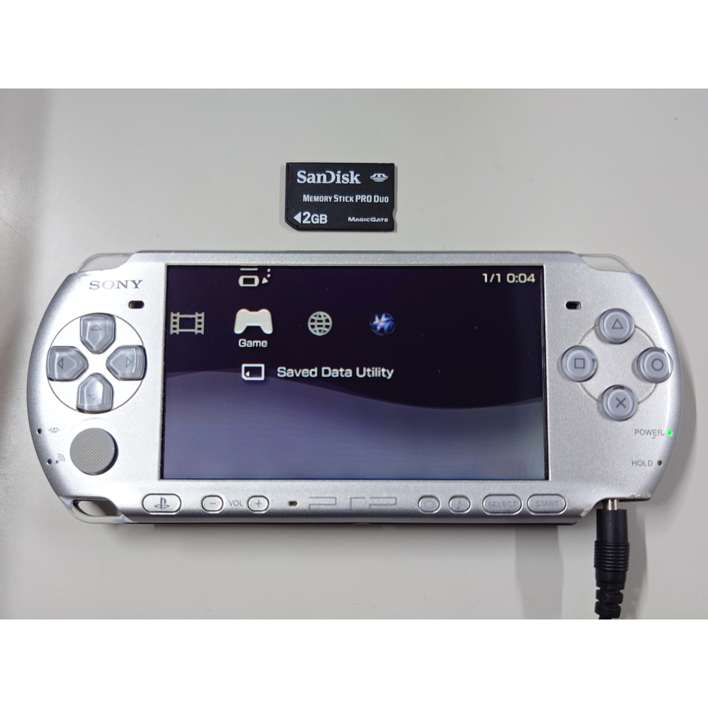 SONY PSP-3000 console Mystic Silver FW6.60 original model without Battery from Japan | Shopee ...