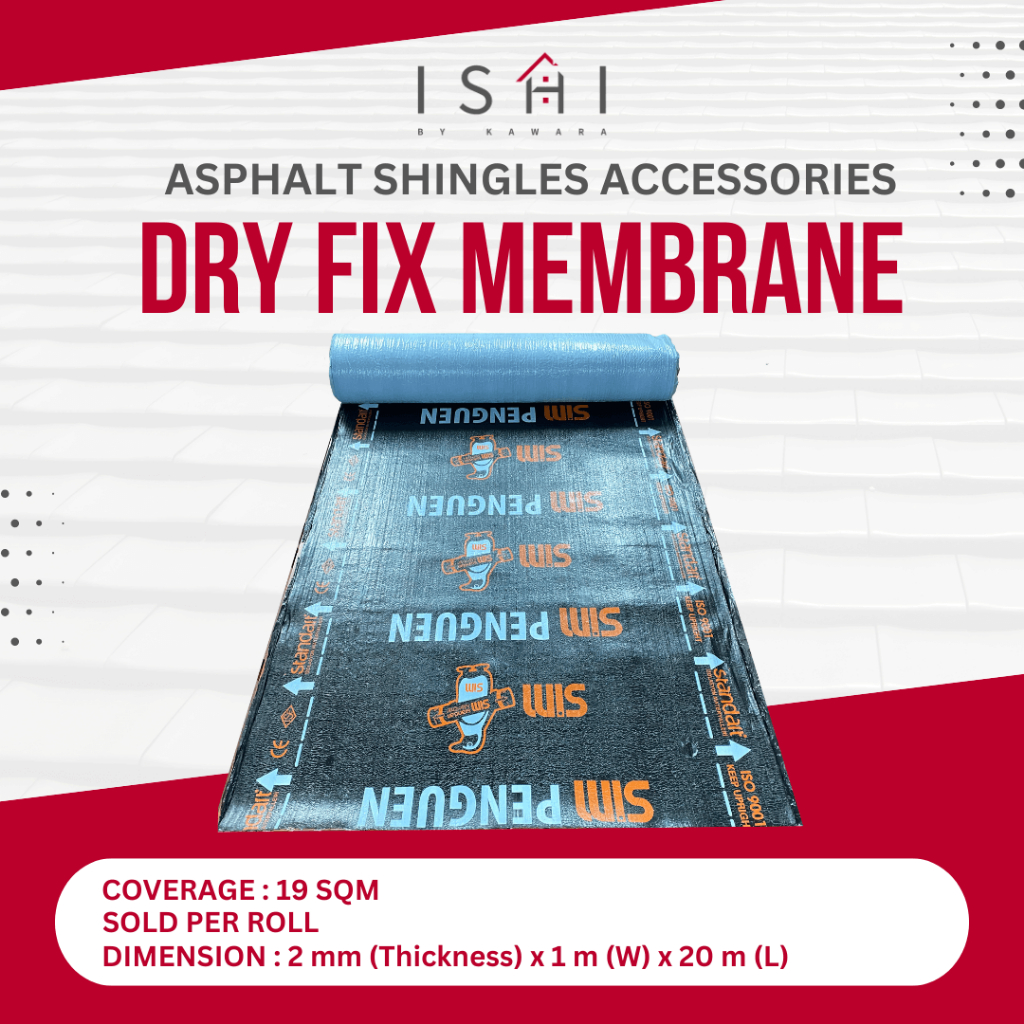 ISHI Dry Fix Membrane l 20 Meters - SOLD per ROLL | Shopee Philippines