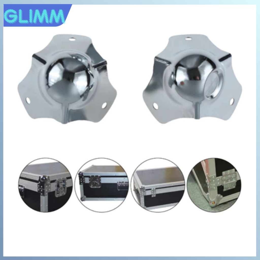 4pcs Flight Case Metal Ball Corner Suitcase Speaker Box Corner ...