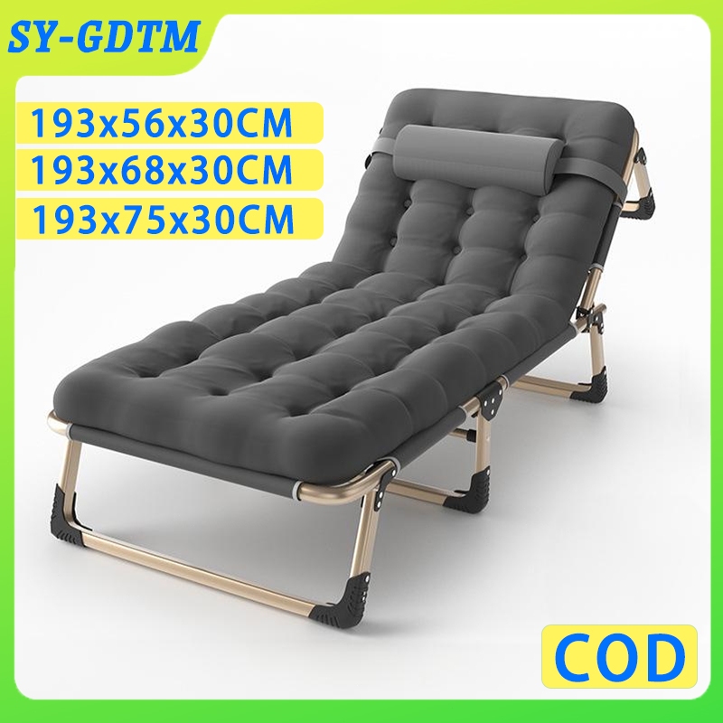 Folding Bed Reclining Chair Foldable Portable Folding Bed Chair with ...