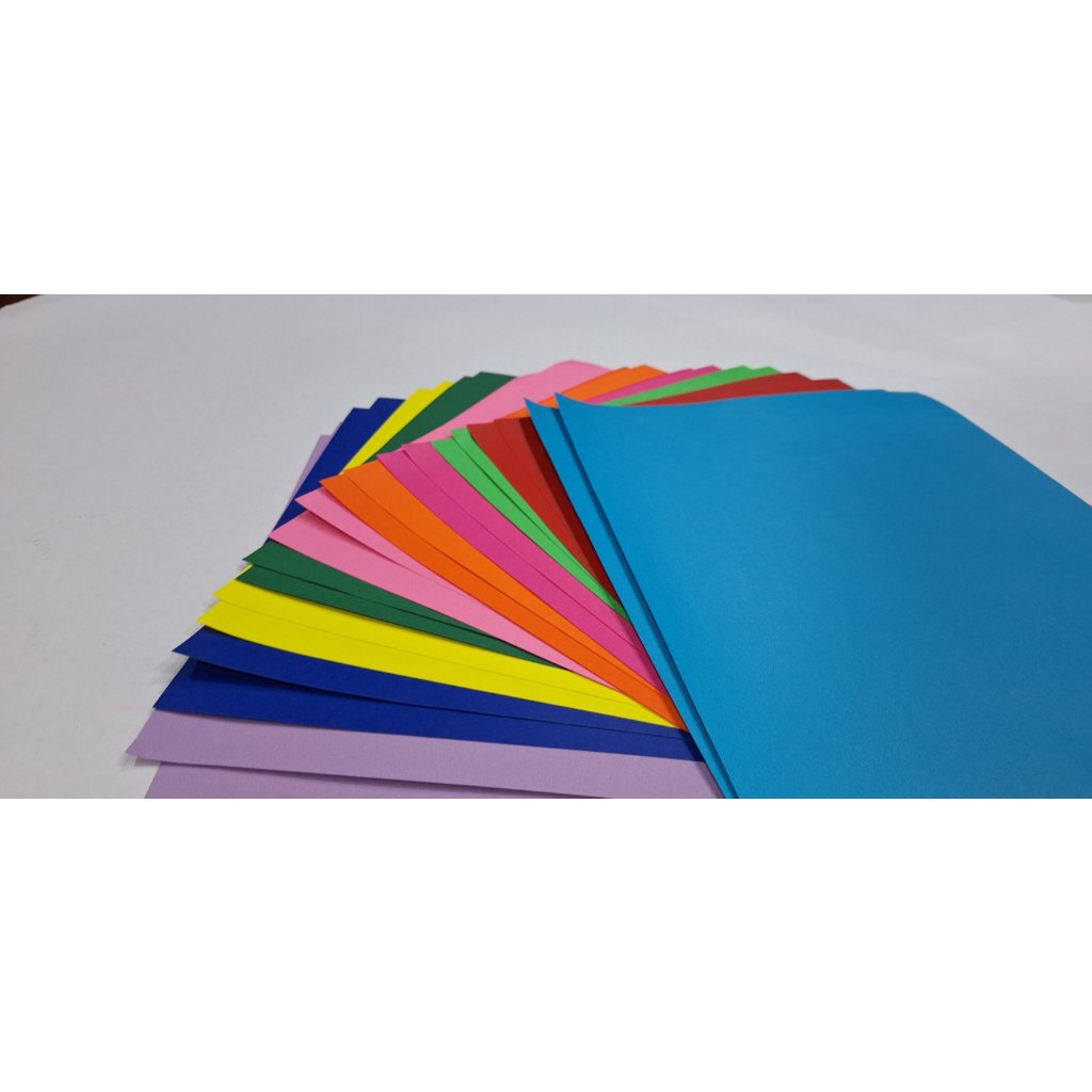 Colored bond craft art paper assorted colors sunburst short size 20 ...
