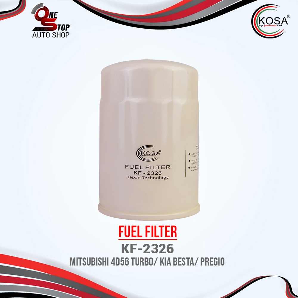 MITSUBISHI 4D56 TURBO/ KIA BESTA/ PREGIO FUEL FILTER MB433425 KOSA ...