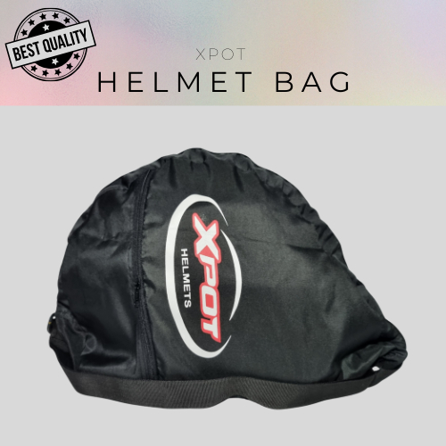HELMET BAG (XPOT) WITH PRINTED LOGO | JEG GENERAL MERCHANDISE | Shopee ...
