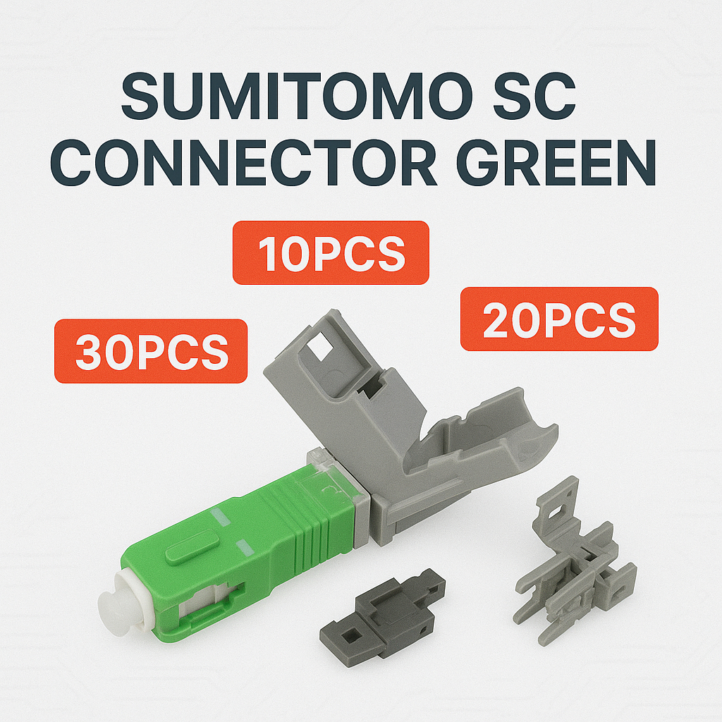 SUMITOMO SC GREEN CONNECTOR 10PCS PER BUNDLE BRANDNEW | Shopee Philippines