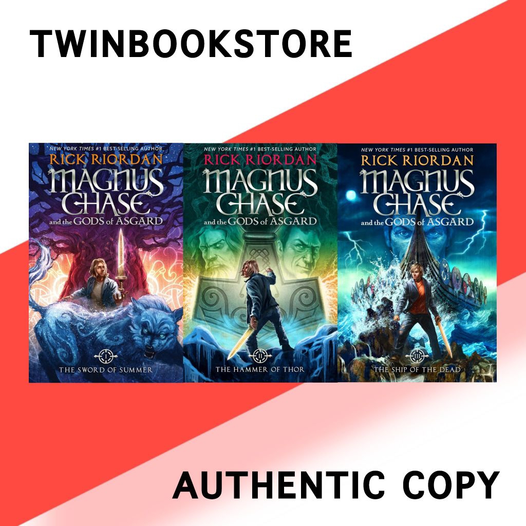 MAGNUS CHASE AND THE GODS OF ASGARD SERIES 1 TO 3 BY RICK RIORDAN ...