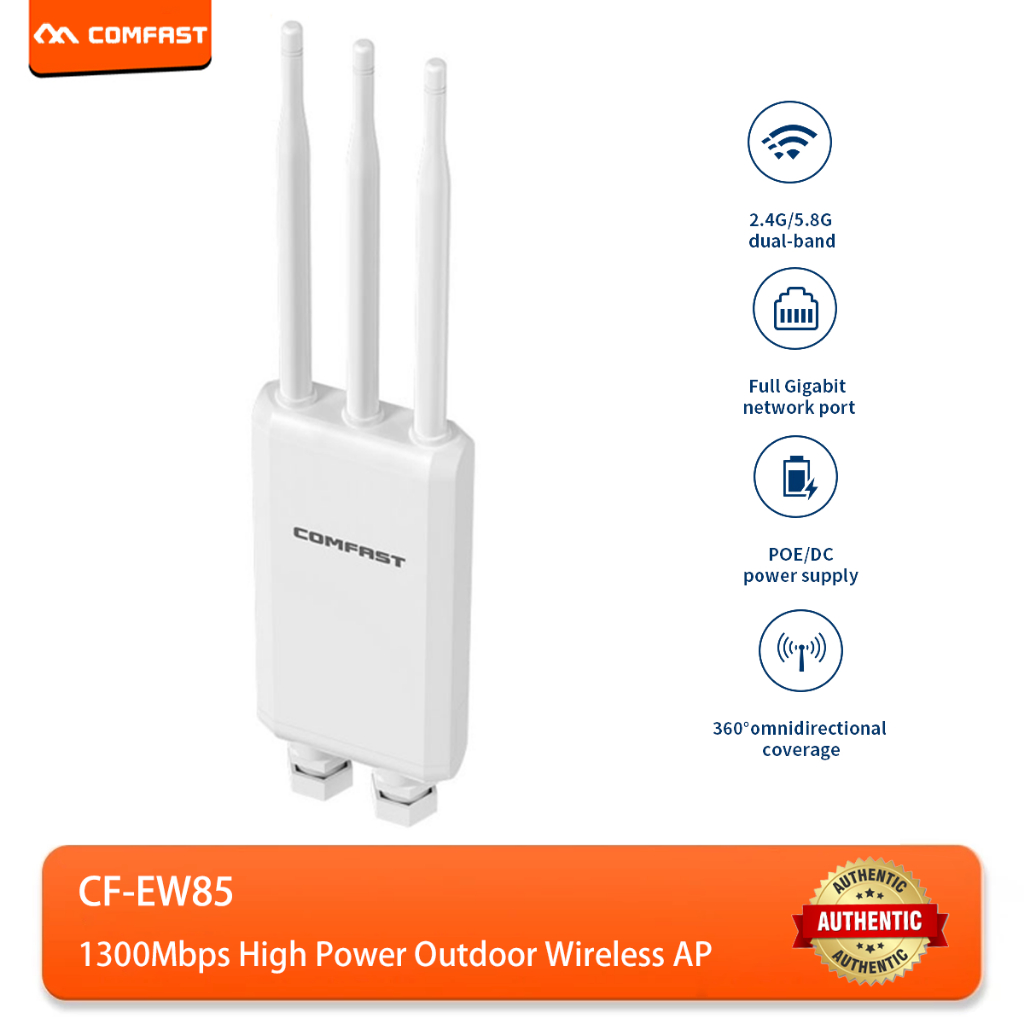 COMFAST EW81/EW85 1300Mbps High Power Outdoor AP Dual-Badn 2.4GHz&5 ...