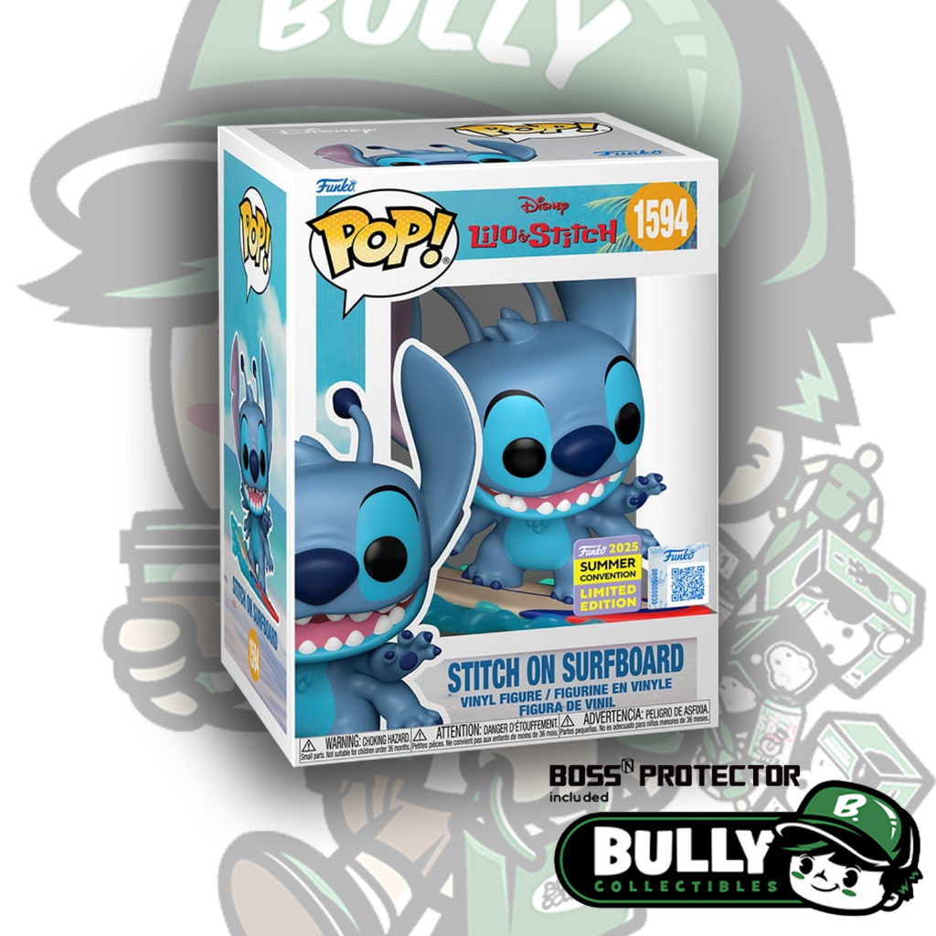 Funko POP! Disney: Lilo & Stitch - Stitch on Surfboard (SCE 2025) 1594 ...