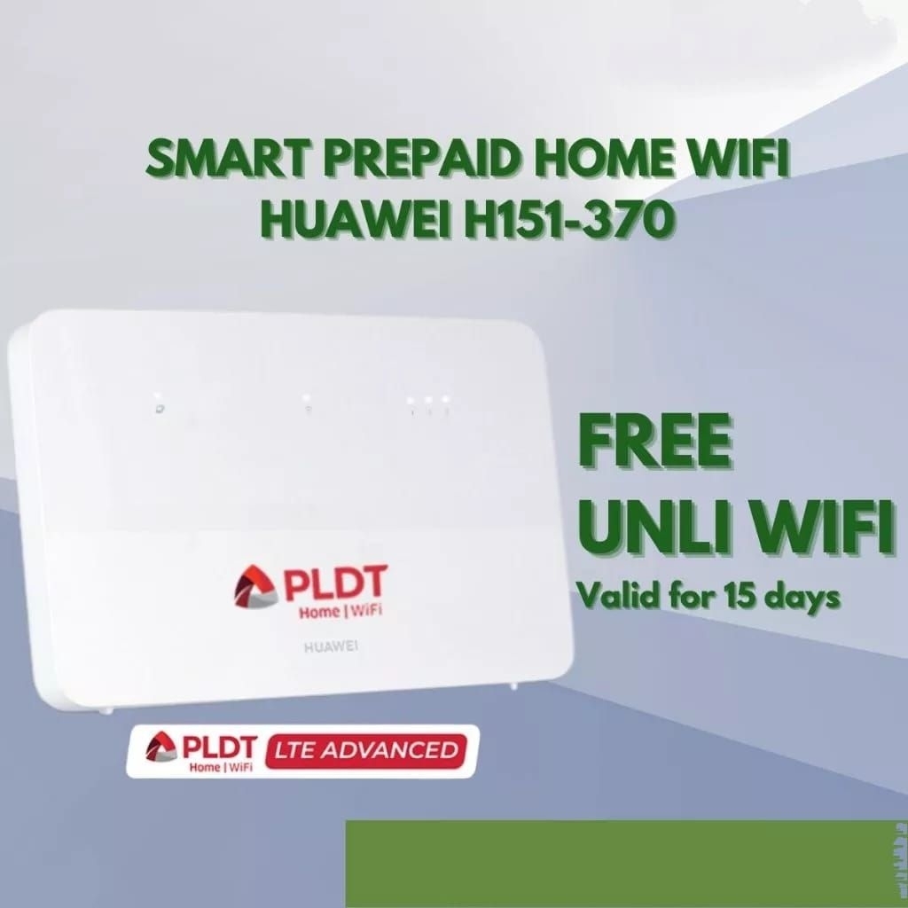 PLDT Home WiFi 4G LTE-Advanced Prepaid CAT6 w/FREE! UNLI data for 15 days | Shopee Philippines