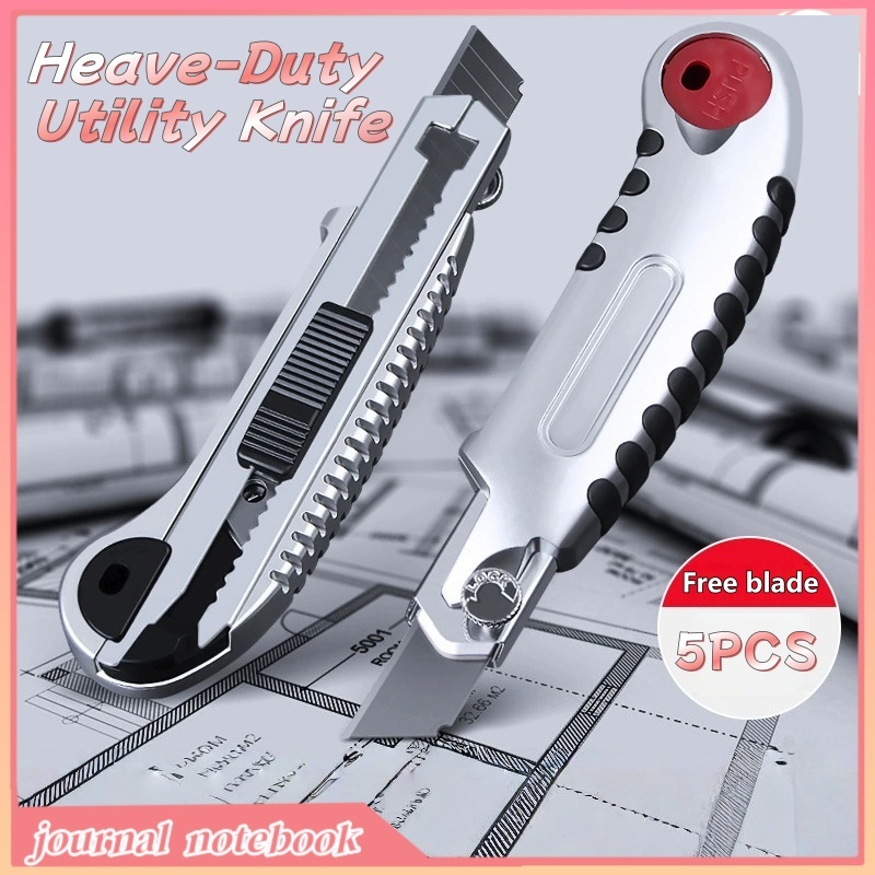 Heave Duty Utility Knife Stainless Steel Art Blades Multi-Purpose ...