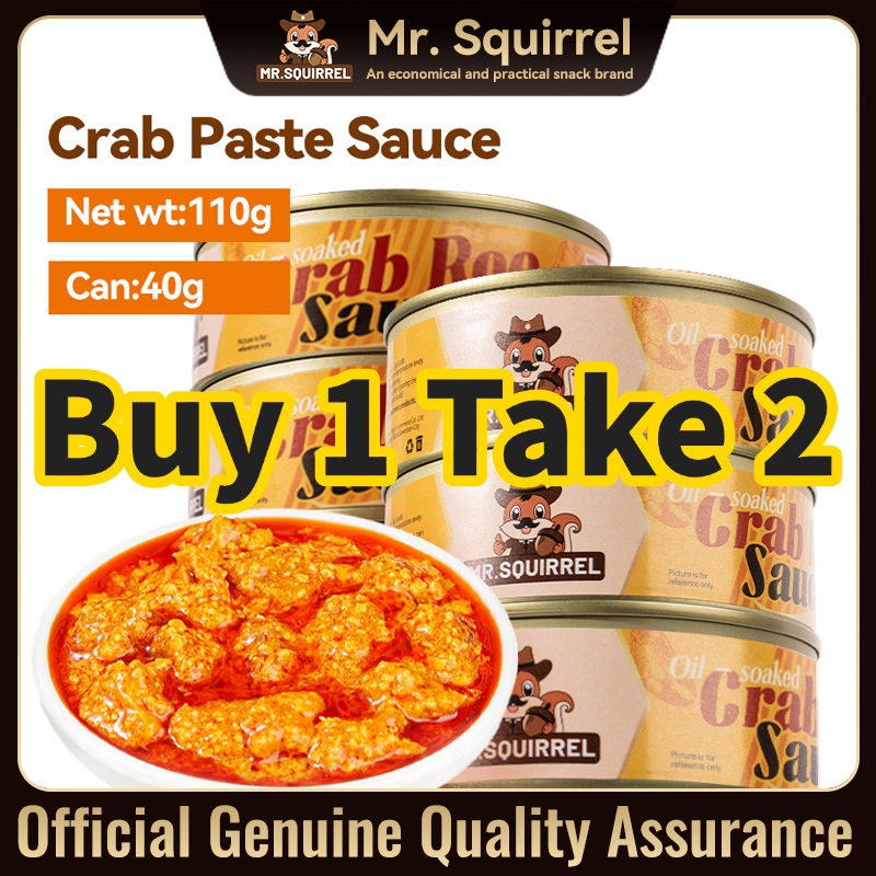 Mr.Squirrel 110g Crab Paste Aligue/Sauce HALAL Original Flavor Instant ...