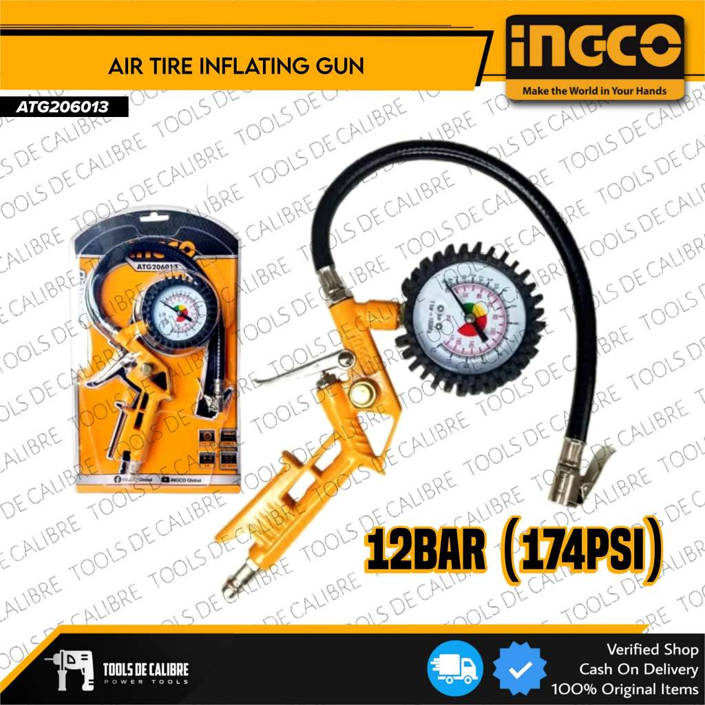 INGCO Air Tire Inflating Gun ATG206013 | Shopee Philippines