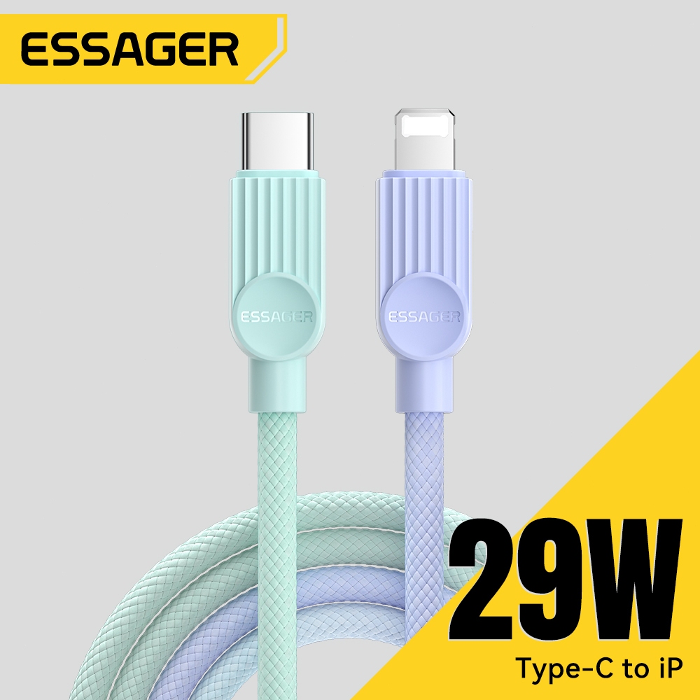 Essager 29W Type-C to L Data Cable (Dual Color) for ip | Shopee Philippines