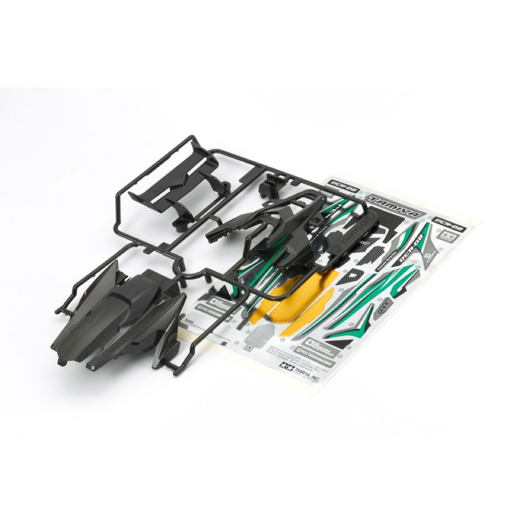 Tamiya 95431 DCR-02 Body Parts Set (Gun Metal) | Shopee Philippines