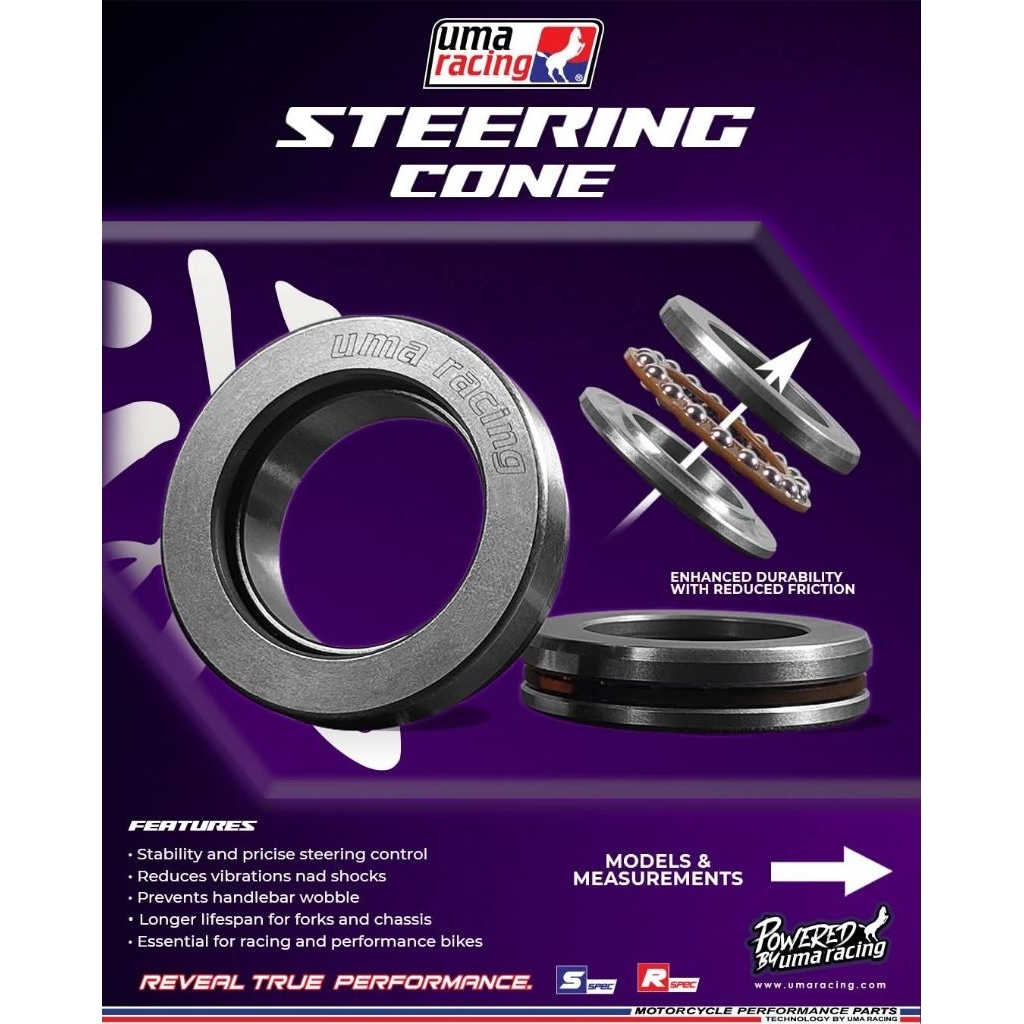 UMA RACING Steering Cone For YAMAHA/HONDA/SUZUKI | Shopee Philippines