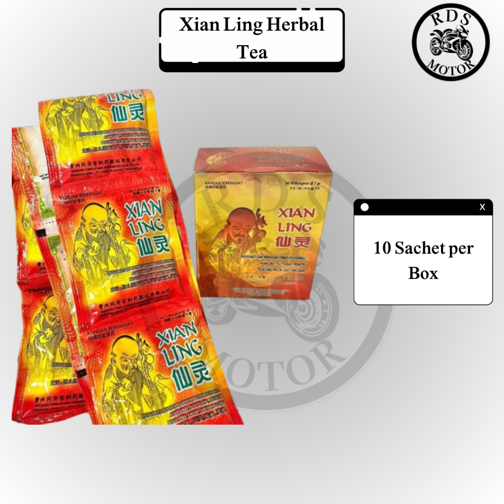 Authentic Xian Ling Herbal Tea 10 sachet/box | Shopee Philippines
