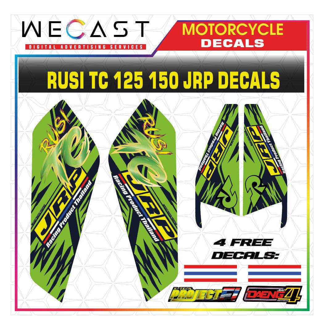 WECAST Rusi TC 125 150 JRP Decals and Sticker for Motorcycle ...