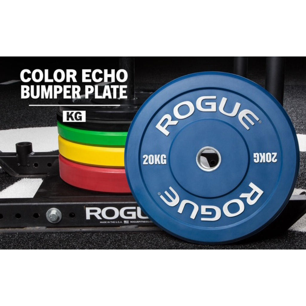 Rogue Color Coded Olympic Bumper Plate Weight Plate with Steel Hub in ...