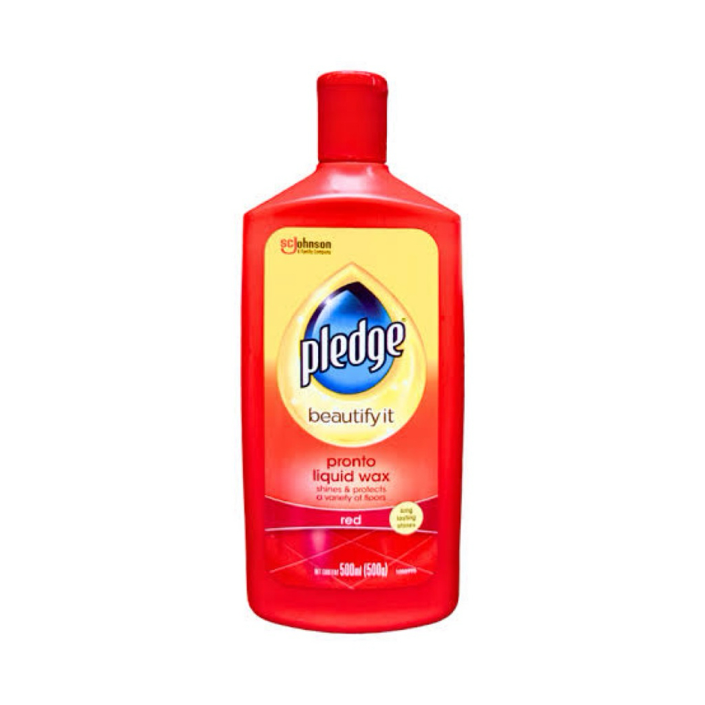 Pledge Pronto Liquid wax Red & Natural | 500ml | Shopee Philippines