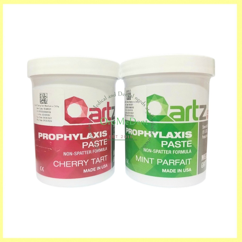 Qartz Prophylaxis Paste Cherry Tart & Mint Parfait 340G(12oz) | Shopee Philippines