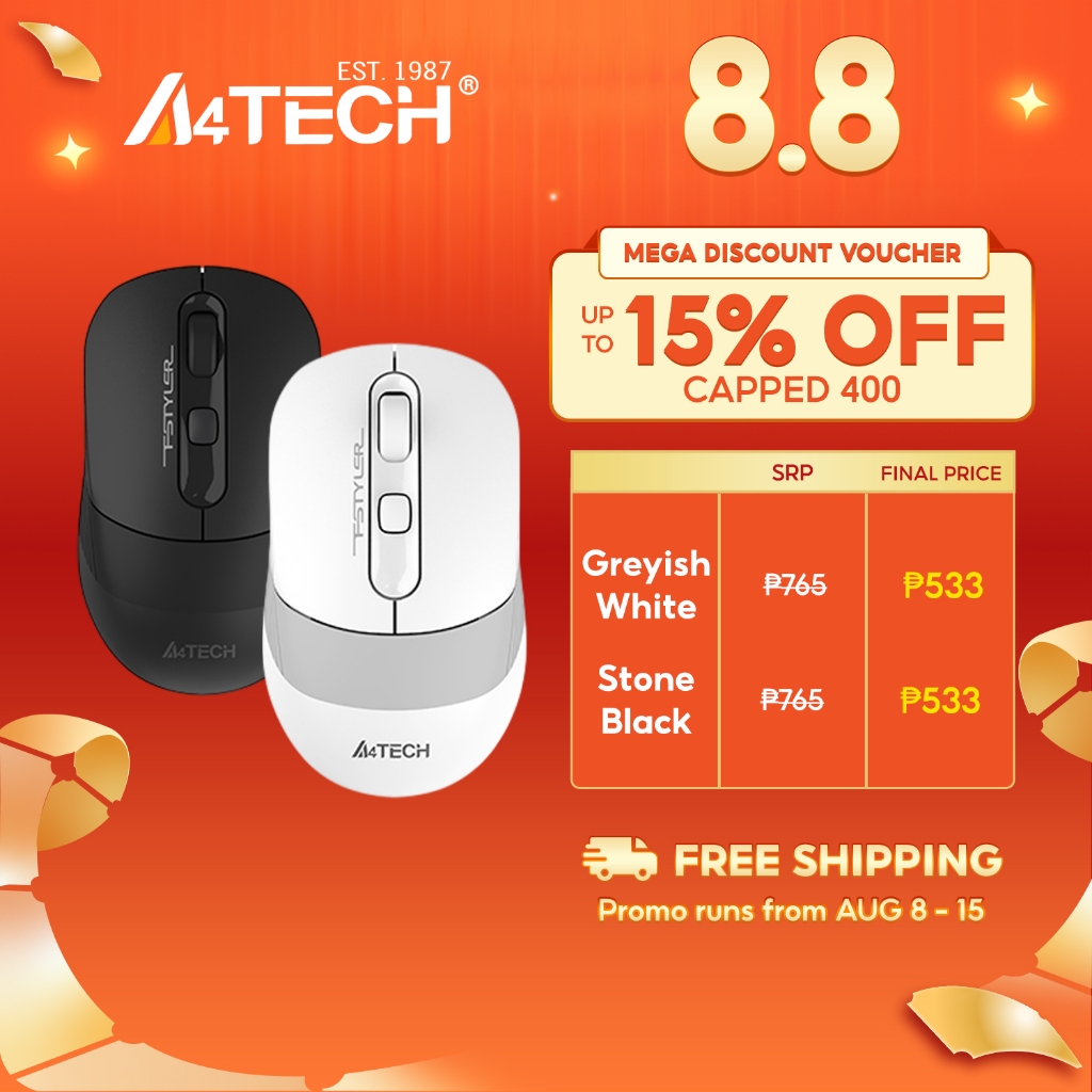 A4Tech FB10CS 2000 DPI Optical Bluetooth Dual Mode Rechargeable ...