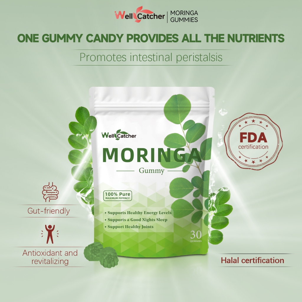 Wellcatcher-Moringa Gummies 100mg regulate gastrointestinal health ...