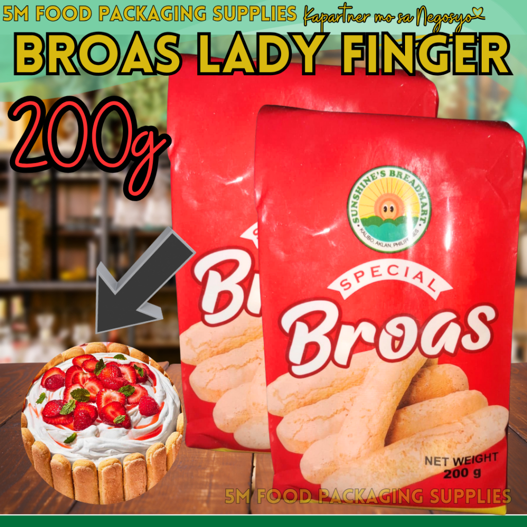 Broas Lady Finger Brojas 200g for Tiramisu Dessert Coffee Cake Cafe ...