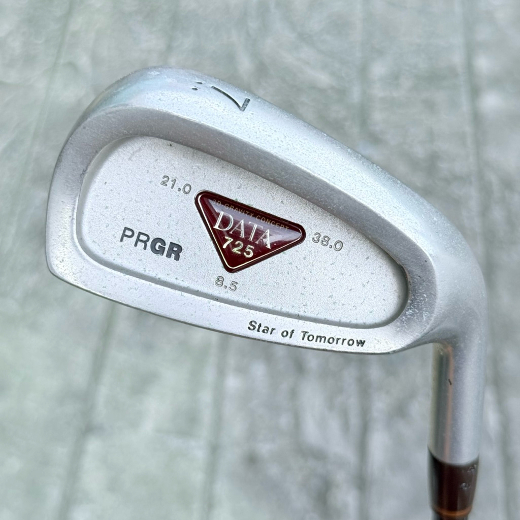 PRGR DATA 725 Single # 7 iron DATA070 Prgr Graphite Shaft Senior Flex M - 40 • Japan PreOwned ...