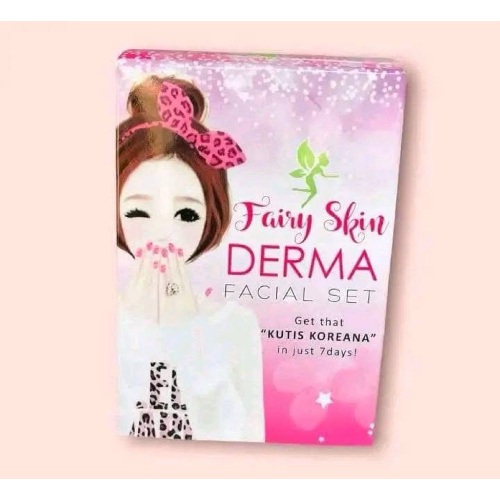 FAIRY SKIN DERMA FACIAL SET (OLD PACKAGING with FREE soap ) | Shopee ...