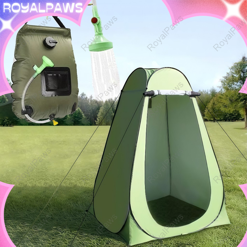 Outdoor Shower Tent Instant Popup Portable Camping Toilet Beach Outdoor ...