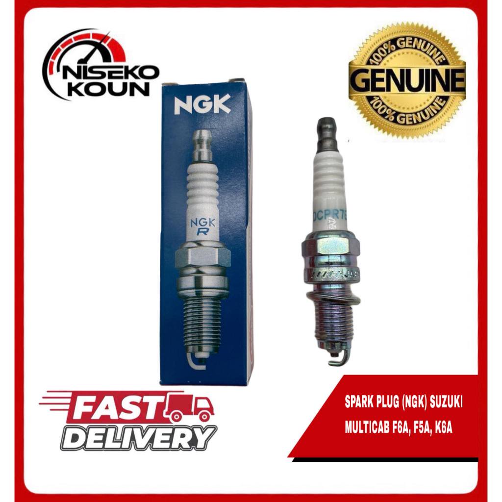 SPARK PLUG (NGK) JAPAN DCPR7E SUZUKI MULTICAB F6A, F5A, K6A | Shopee ...