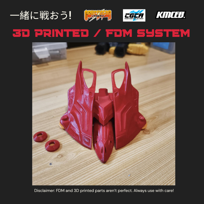 Crush Gear - Mega Dash Striker (MDS) front Weapon | 3D printed FDM ...
