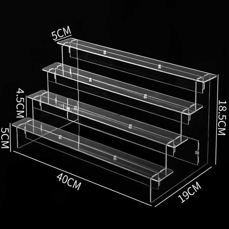 3/4 Layer Display Stand Acrylic Stand Toy Storage Figure Display Rack ...