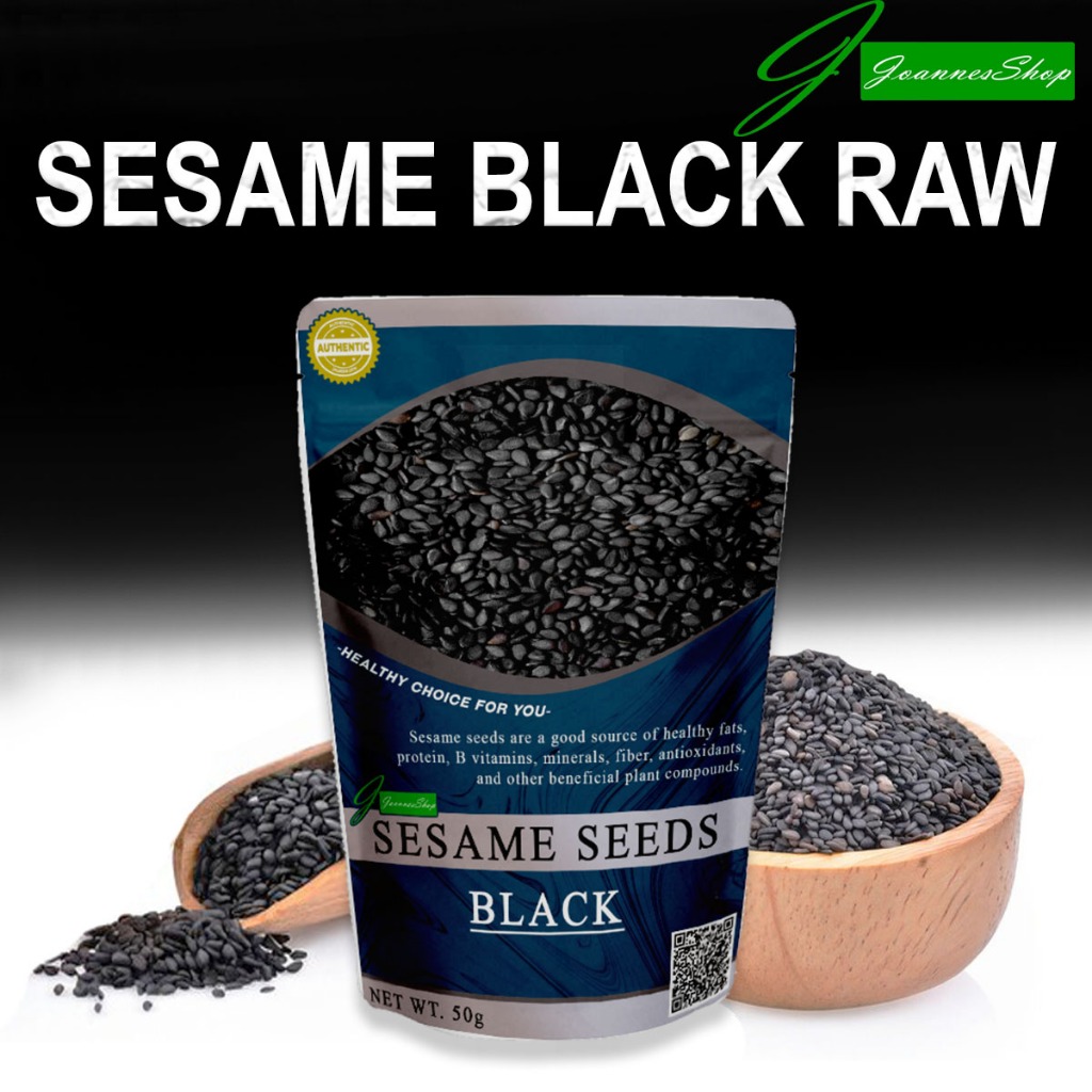 RAW BLACK SESAME SEEDS [ BULK PACK ] PREMIUM QUALITY | Shopee Philippines