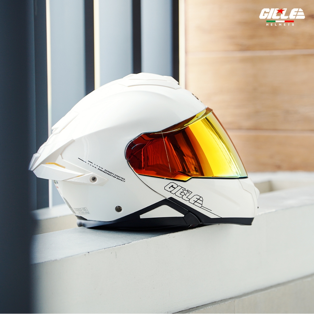 Gille AF10 Helmet Modular Motorcycle Helmets Open Face Dual Visor Free ...