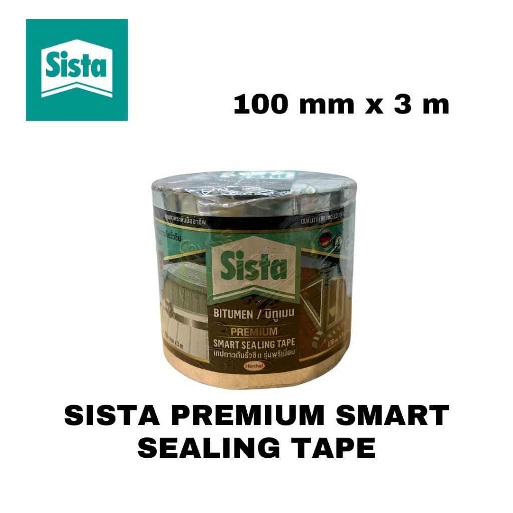 Sista Premium Smart Sealing Tape 100mm x 3m Bitumen by Henkel Heavy ...